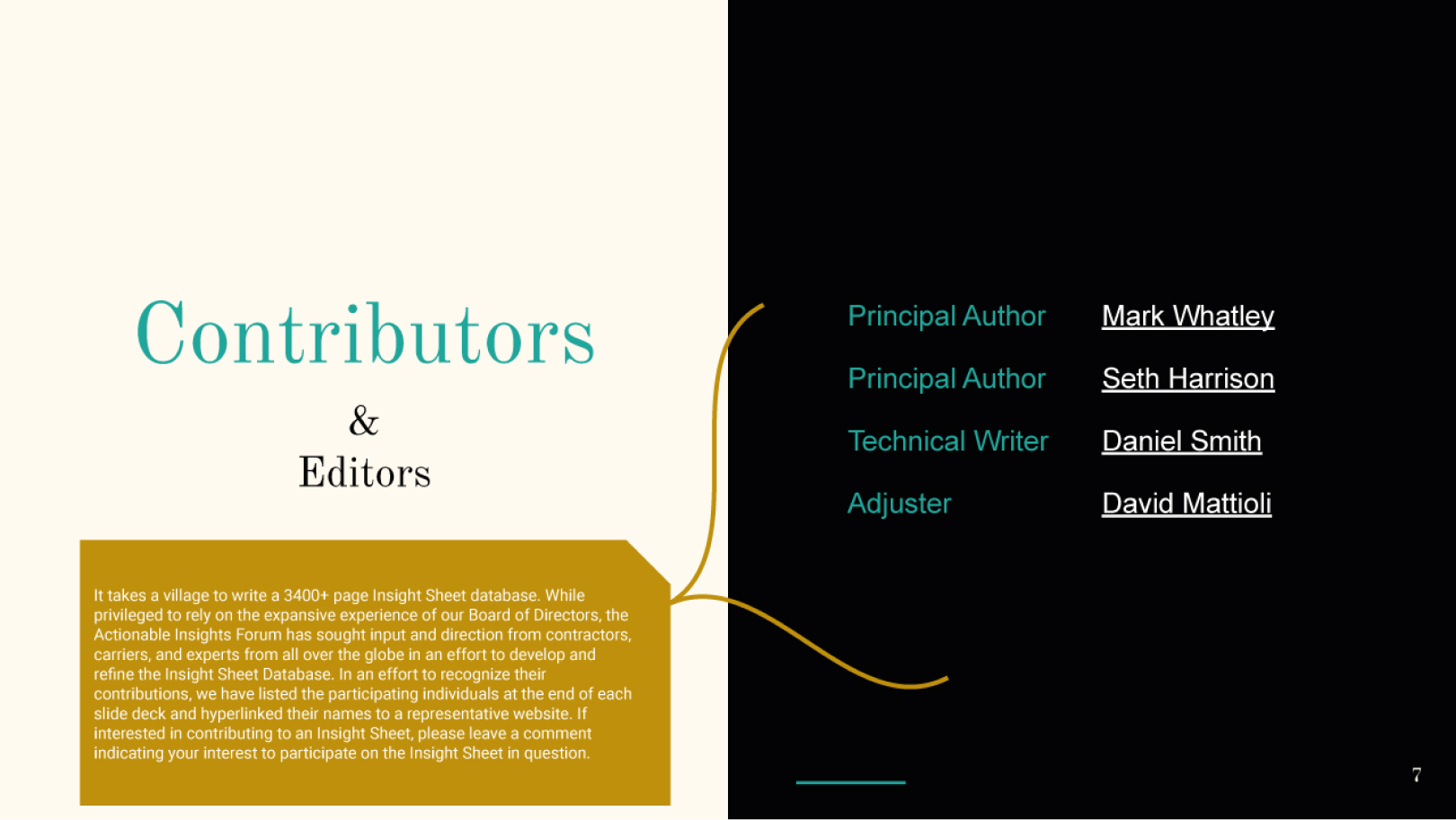An Actionable Guide To The Insight Sheet Database - Actionable